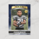 Custom Football Trading Card, Blue Gold Stadium Calling Card | Zazzle