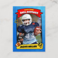 Custom Football Trading Card, Comic Football Card | Zazzle