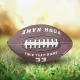 Custom Football with Name, Number and Team Name | Zazzle