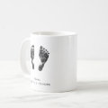Custom Footprint | Upload Your Baby Footprint To Coffee Mug | Zazzle