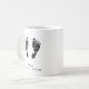 Custom Footprint | Upload Your Baby Footprint To Coffee Mug | Zazzle