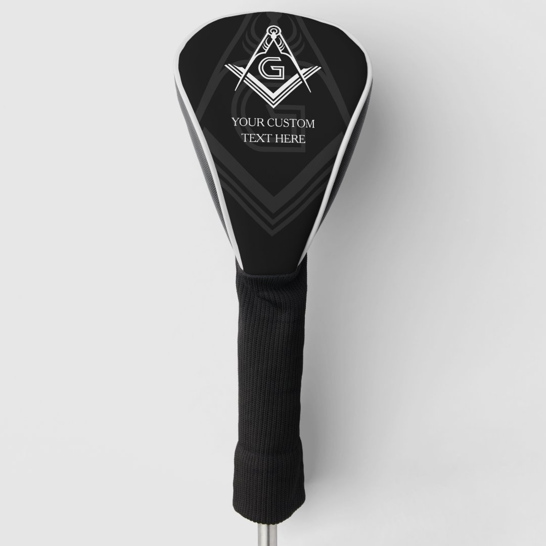 Custom Freemason Gifts | Masonic Golf Accessories Golf Head Cover | Zazzle