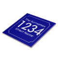 Custom French House Number Ceramic Tile | Zazzle