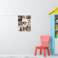 Custom Friends Photo Collage Friendship Quote Poster | Zazzle