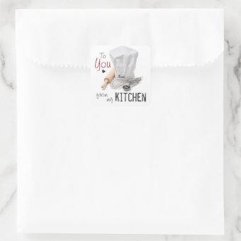 Custom From My Kitchen Stickers | Zazzle