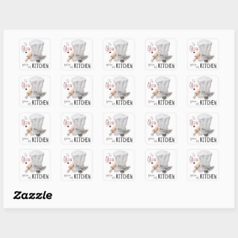Custom From My Kitchen Stickers | Zazzle