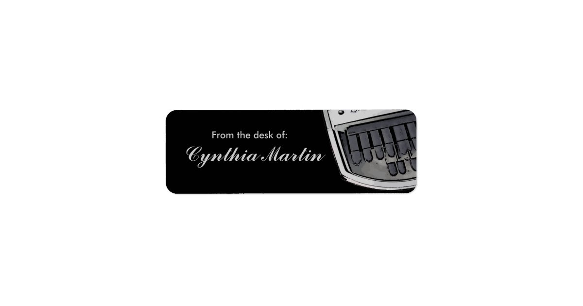 Custom from the desk of court reporter stickers | Zazzle