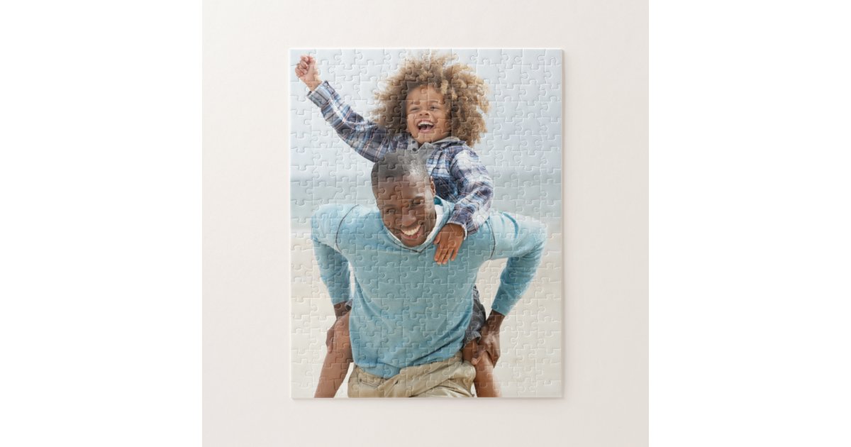 Custom Full Photo Family Memory Jigsaw Puzzle | Zazzle