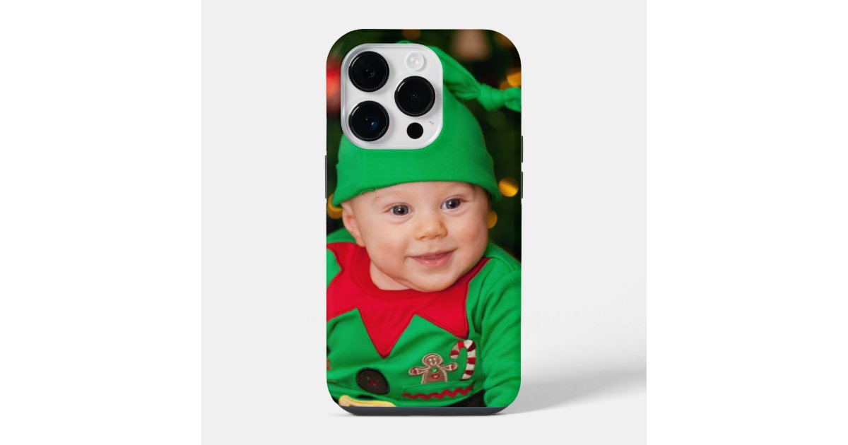Custom Full Photo Template Simple Modern Minimal iPhone Case | Zazzle
