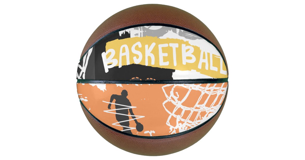 Custom Fullsize Basketball | Zazzle