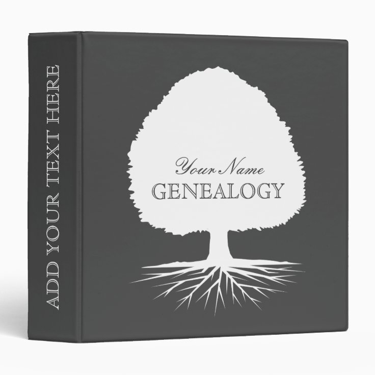 Custom genealogy binder with family tree | Zazzle