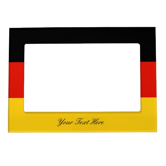 Custom German flag of Germany magnetic photo frame | Zazzle.com