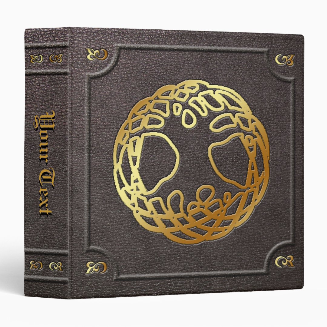 Custom Gilded World Tree Book of Shadows Binder | Zazzle