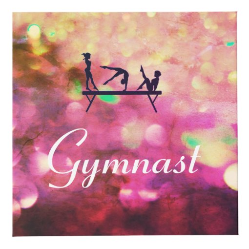 Custom Girls Gymnastics Cube | Zazzle