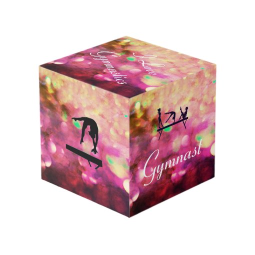 Custom Girls Gymnastics Cube | Zazzle