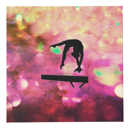 Custom Girls Gymnastics Cube | Zazzle