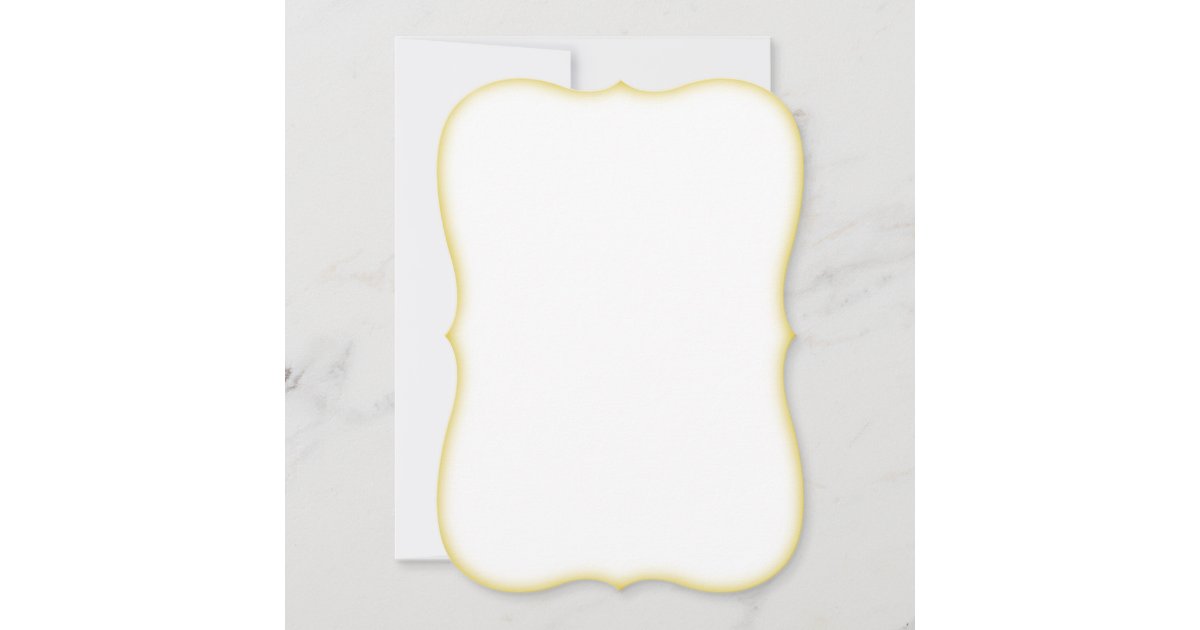 Custom Gold Bracket Invitation - Make Your Own | Zazzle.com