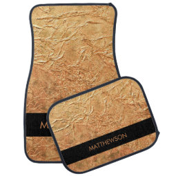 Custom Gold Car Floor Mat | Zazzle