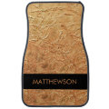 Custom Gold Car Floor Mat | Zazzle