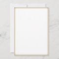 Custom Gold Edge Invitation Card - Make Your Own | Zazzle