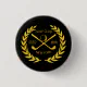 Custom Gold Golf Club Elegant Minimal Modern Button | Zazzle