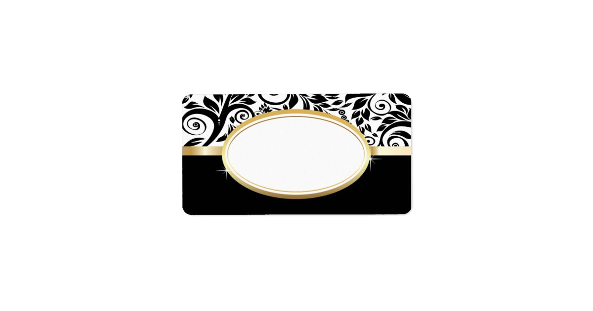 Custom Gold labels | Zazzle