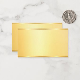 Custom Gold Look Blank Modern Elegant Template | Zazzle