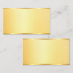 Custom Gold Look Blank Modern Elegant Template | Zazzle