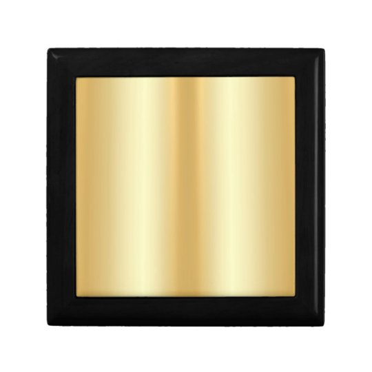 Custom Gold Look Blank Template Glamorous Modern Gift Box | Zazzle.com