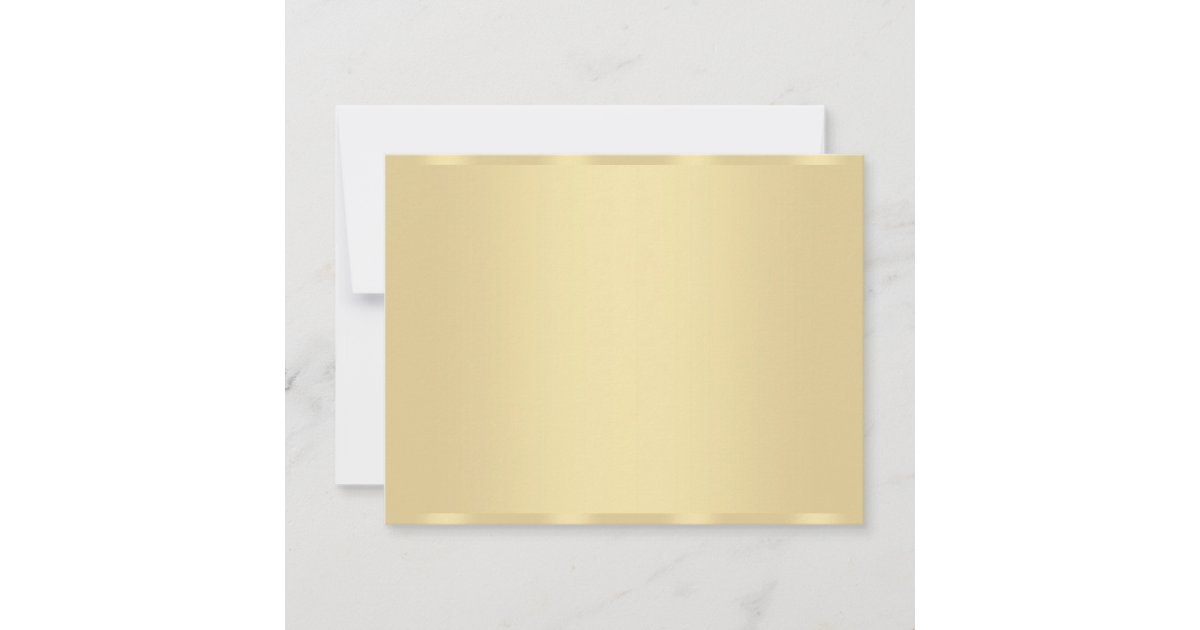 Custom Gold Look Blank Template Modern Elegant | Zazzle