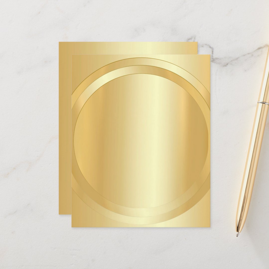 Custom Gold Look Glamorous Template Add Your Text | Zazzle