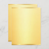 Custom Gold Look Modern Elegant Blank Template | Zazzle