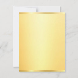 Custom Gold Look Modern Elegant Blank Template | Zazzle