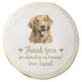 Custom Golden Retriever Dog Wedding Sugar Cookie | Zazzle