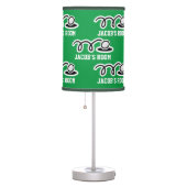 Custom golf ball theme boys bedroom table lamp | Zazzle