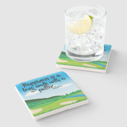 Custom Golf Coaster | Zazzle