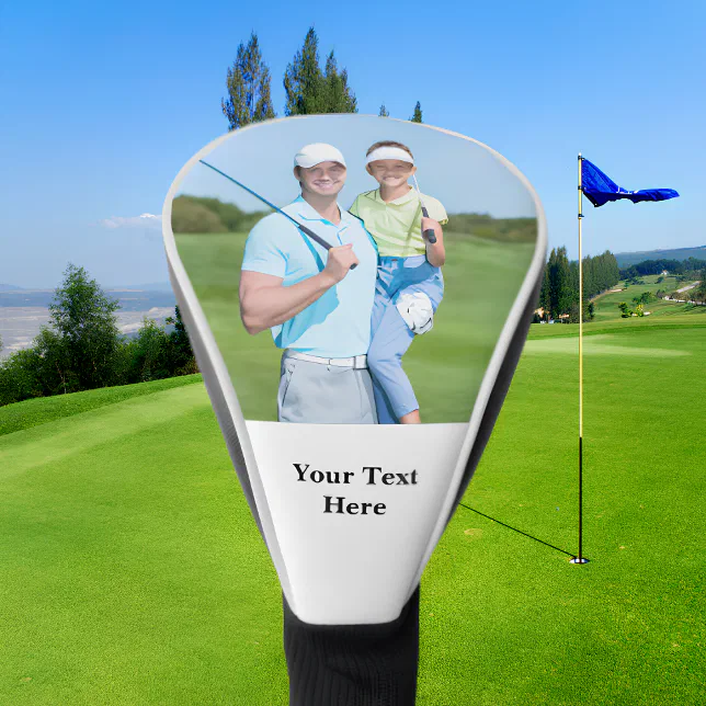 Custom Golf Driver Headcovers with Photo and Text | Zazzle
