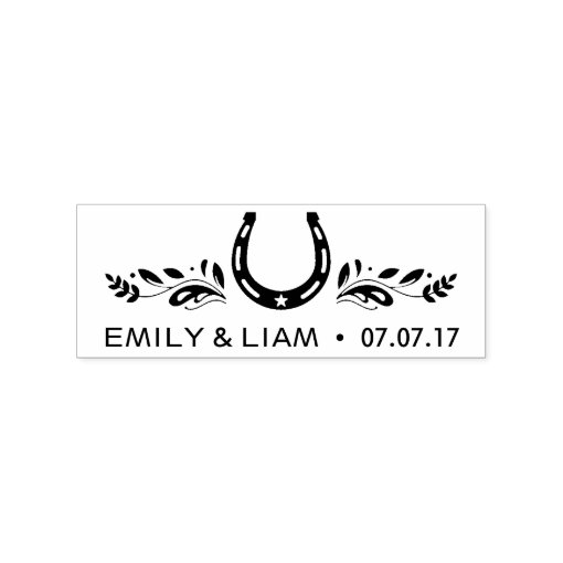 Custom Good Luck wedding stamp | Zazzle