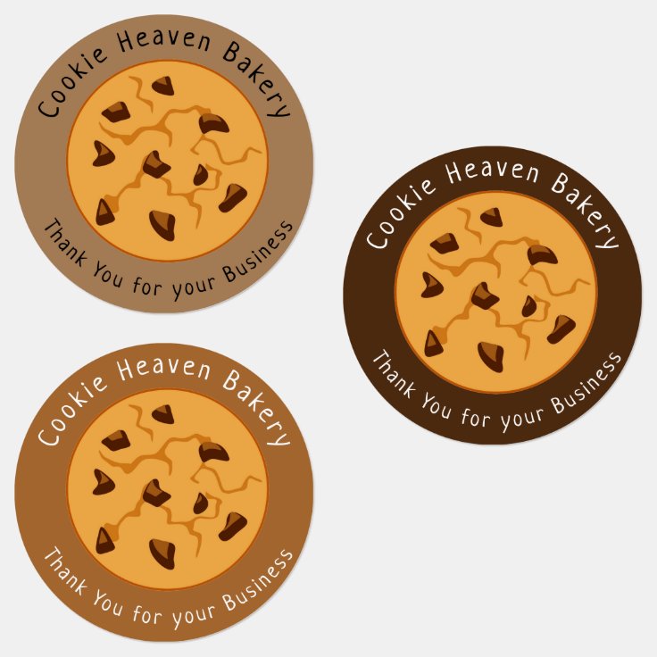 Custom Gourmet Cookie Bakery Labels | Zazzle