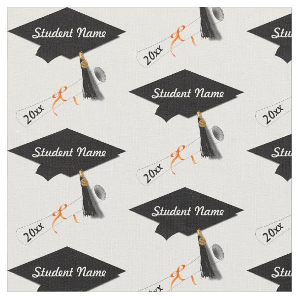 Custom Graduation Cap Class Year Green Fabric | Zazzle