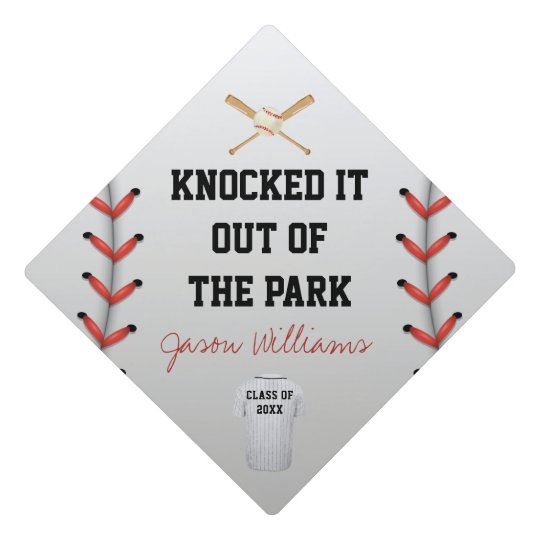 Custom Graduation Cap Topper | Baseball | Zazzle.com