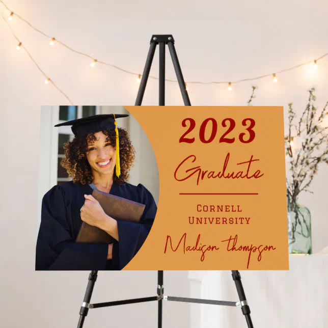 Custom Graduation Celebration Photo Foam Board | Zazzle