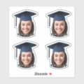 Custom Graduation Face Photo Sticker | Zazzle
