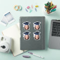 Custom Graduation Face Photo Sticker | Zazzle