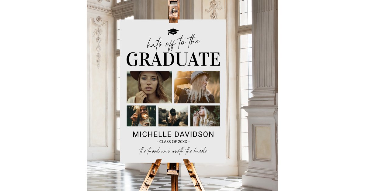 Custom Graduation Foam Board | Zazzle