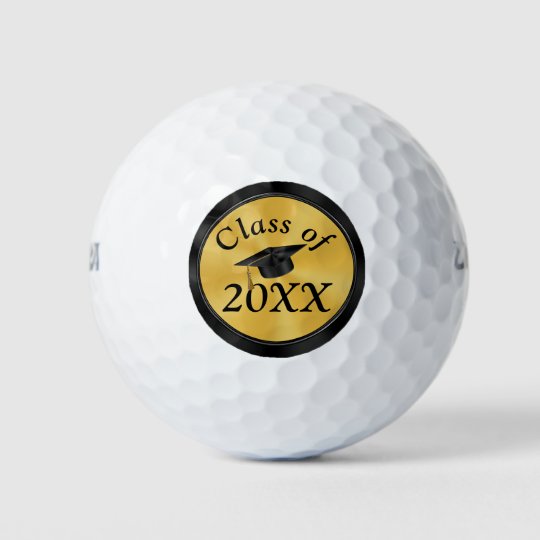 Custom Graduation Golf Balls with Your Text, Year | Zazzle.com
