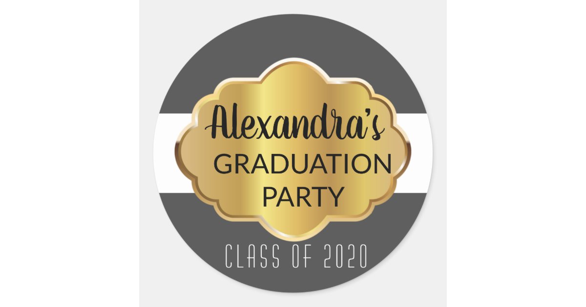 Custom Graduation Party labels | Zazzle