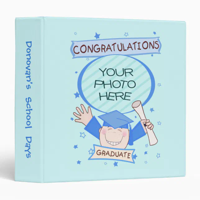 Custom Graduation Photo Binder | Zazzle