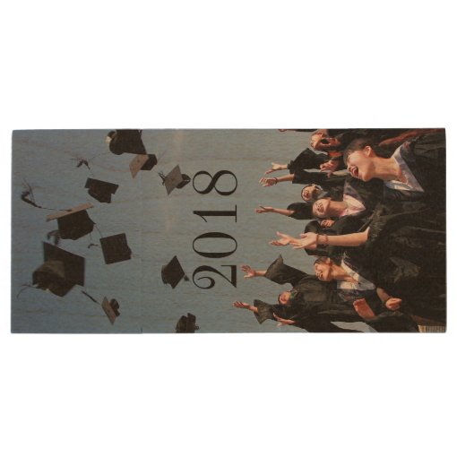 Custom Graduation Photo Monogram USB Flash Drive | Zazzle