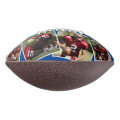 Custom Graduation Senior Photo Blue Football | Zazzle